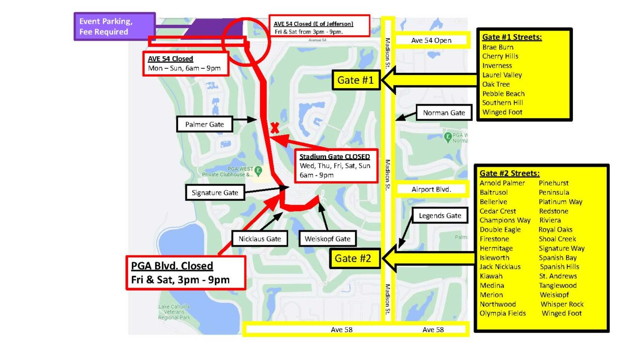 PGA WEST - THE AMERICAN EXPRESS